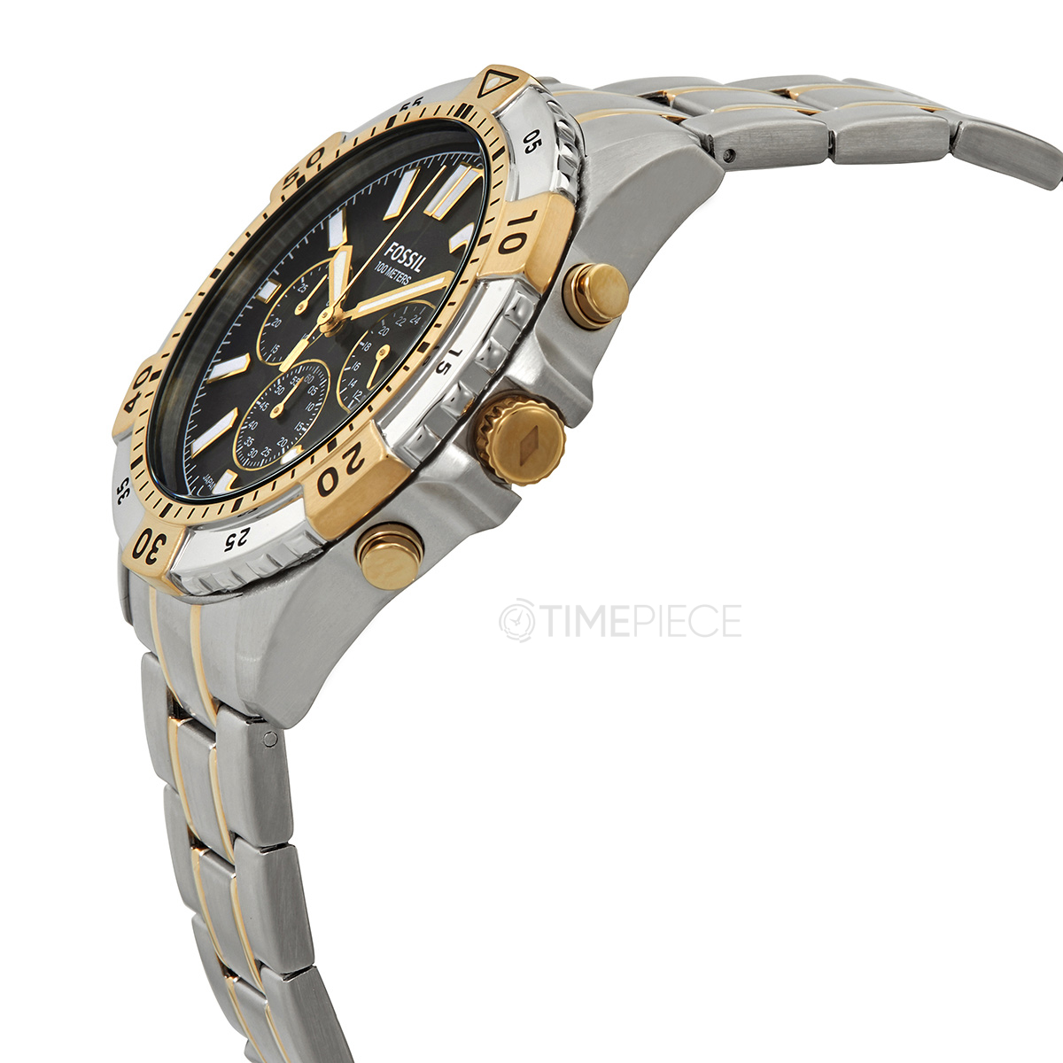 Fossil Garrett Chronograph Quartz Black Dial Mens Watch FS5771