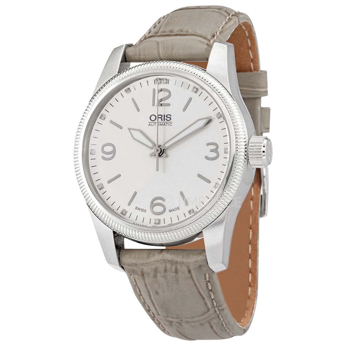 Oris Big Crown Automatic White Dial Ladies Watch 01 733 7649 4031