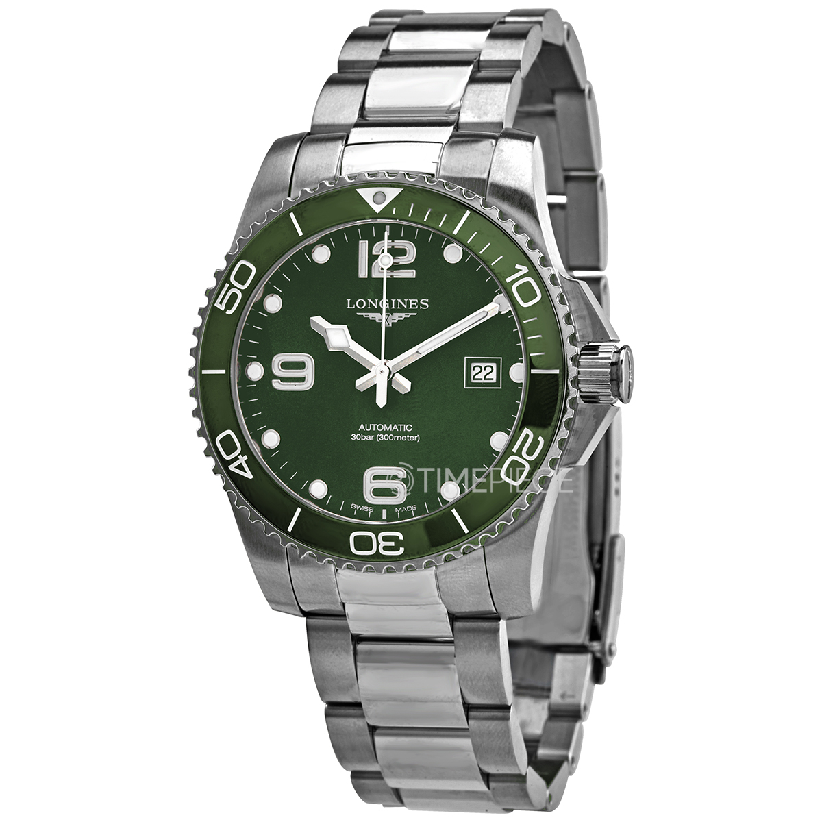 Longines HydroConquest Automatic Green Dial Mens Watch L37814066