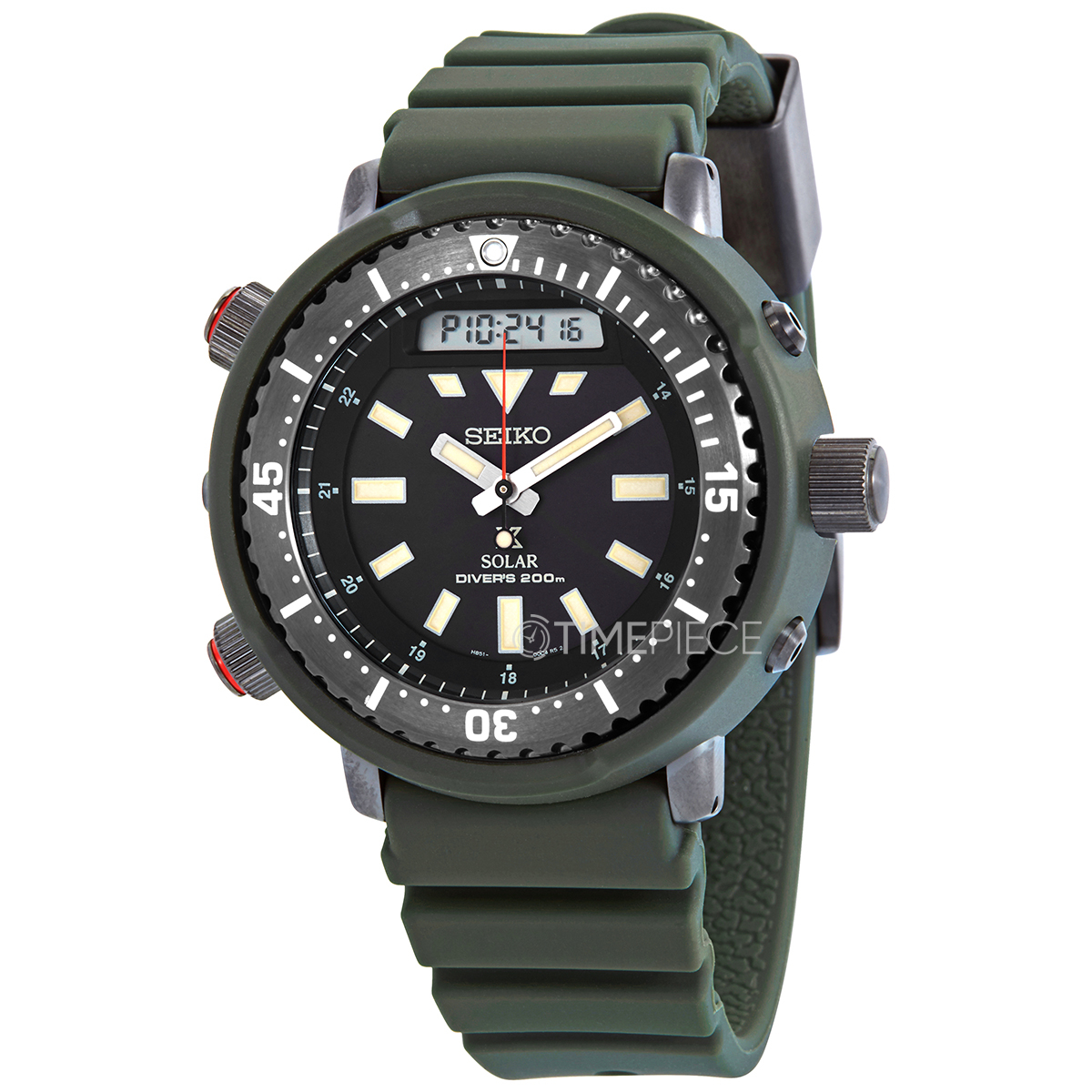 Seiko Prospex Black Dial Mens Watch SNJ031