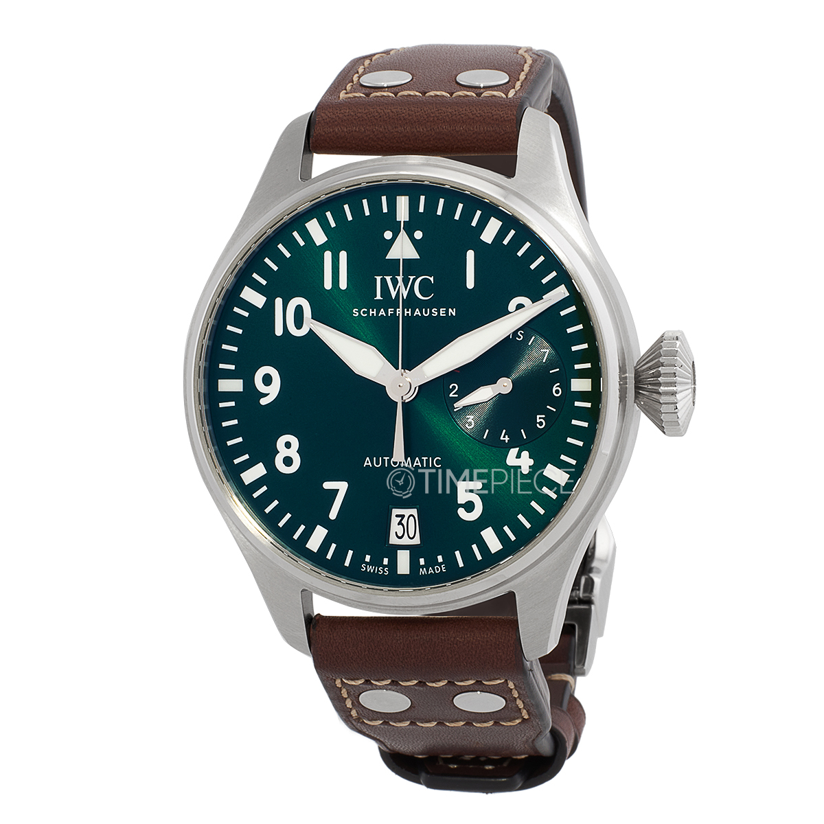 IWC Big Pilot Automatic Green Dial Mens Watch IW501015