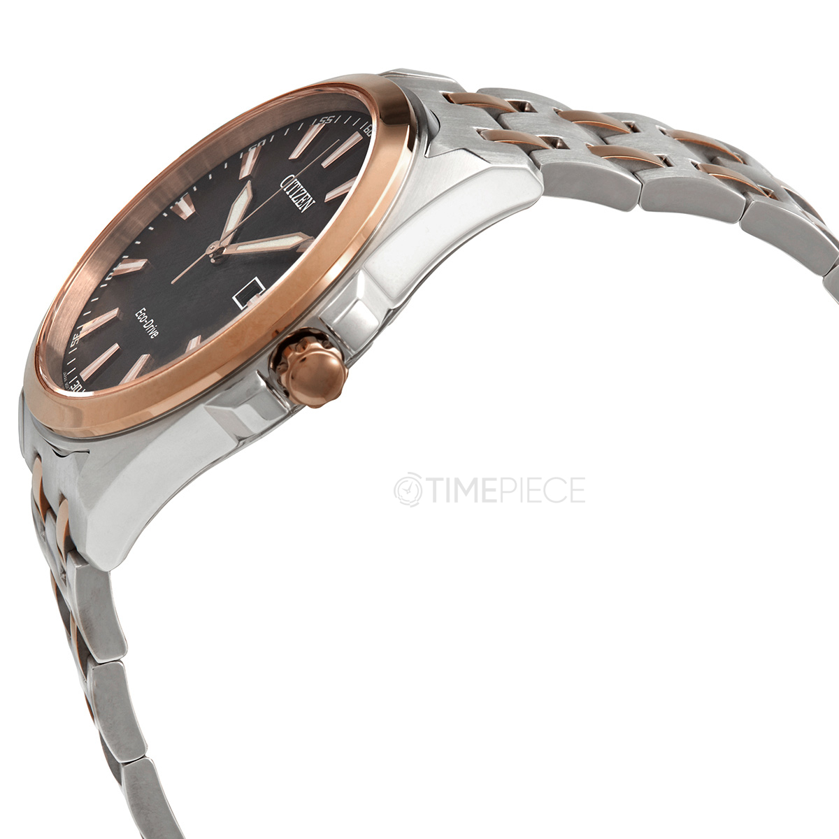 Citizen Quartz Black Dial Two-tone Mens Watch BM7536-53X