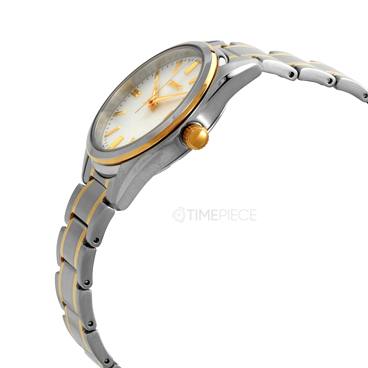 Seiko Quartz White Dial Unisex Watch SUR320P1