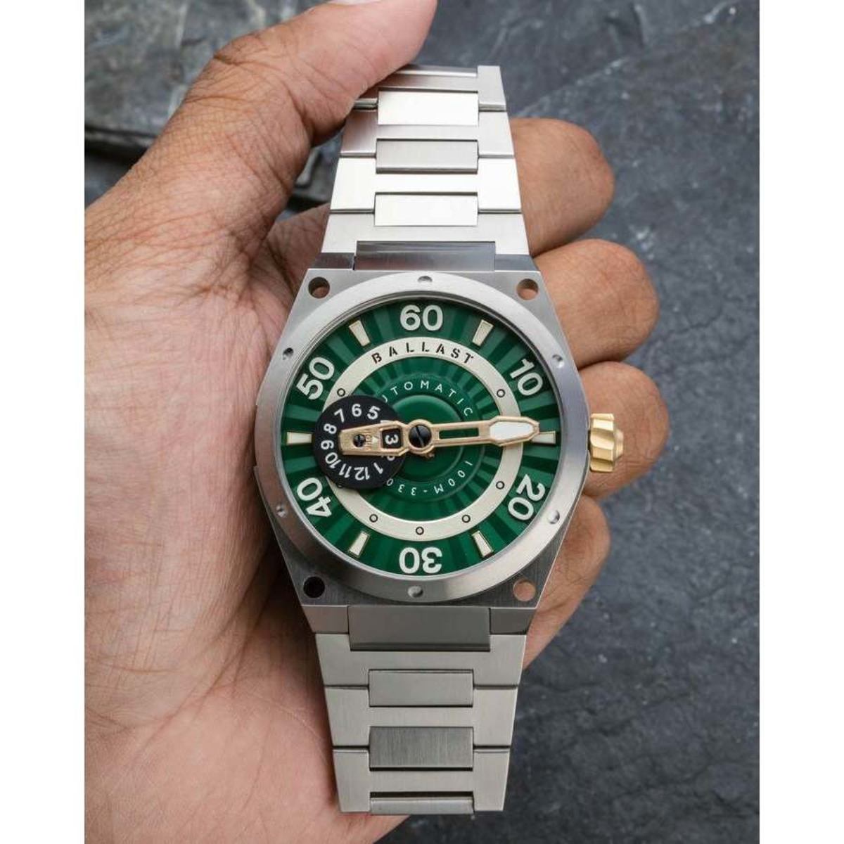 Ballast Valiant Green Dial Mens Watch BL-3147-33