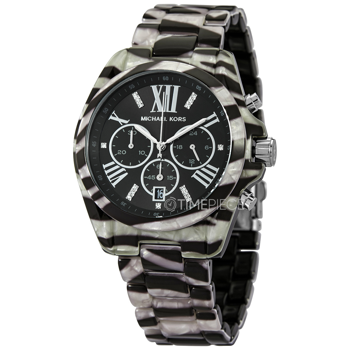 Michael Kors Bradshaw Cheetah Chronograph Quartz Ladies Watch MK6888
