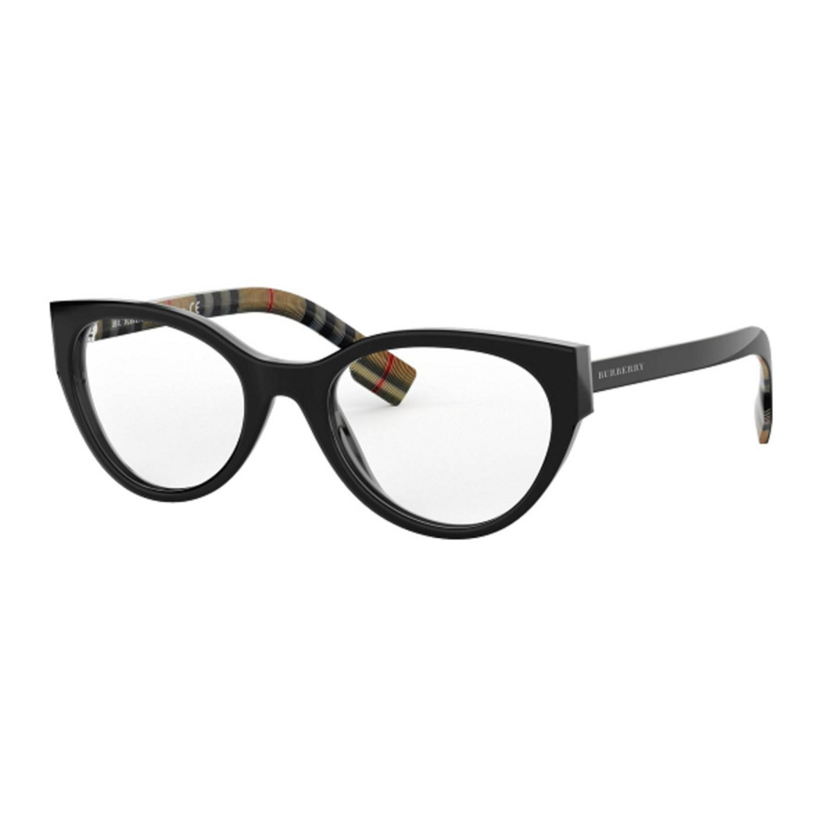 Burberry Ladies Black Cat Eye Eyeglass Frames Be2289377353