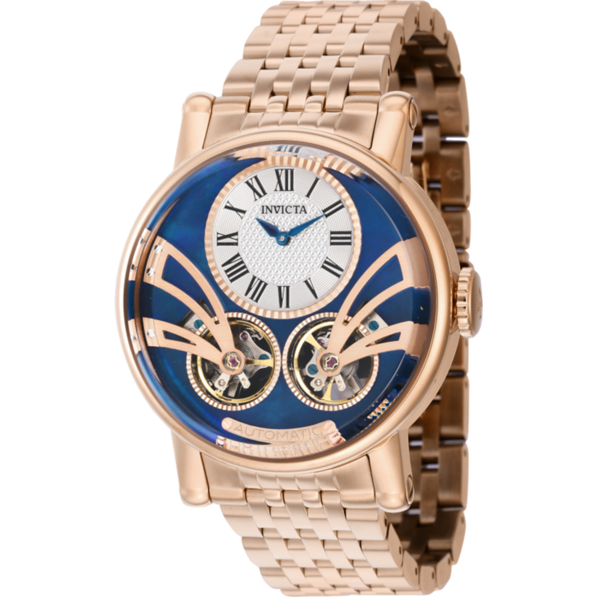 Invicta Vintage Automatic Blue Dial Mens Watch 43745