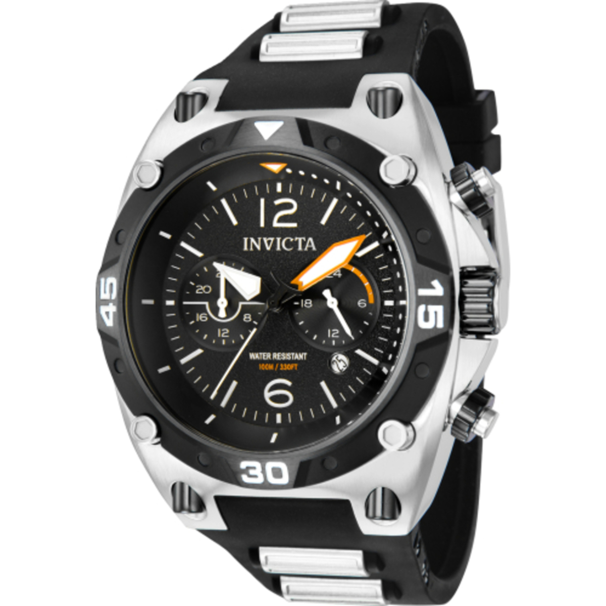 Invicta Aviator Quartz Black Dial Mens Watch 40289