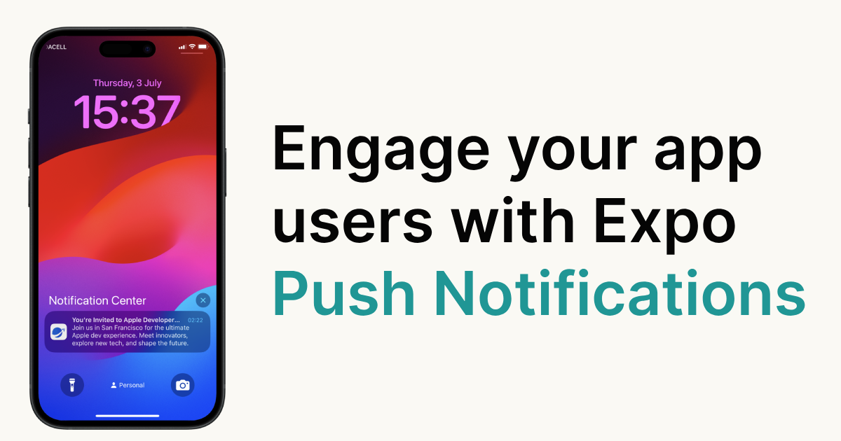 Pushbase - Push Notification for Expo and React Native