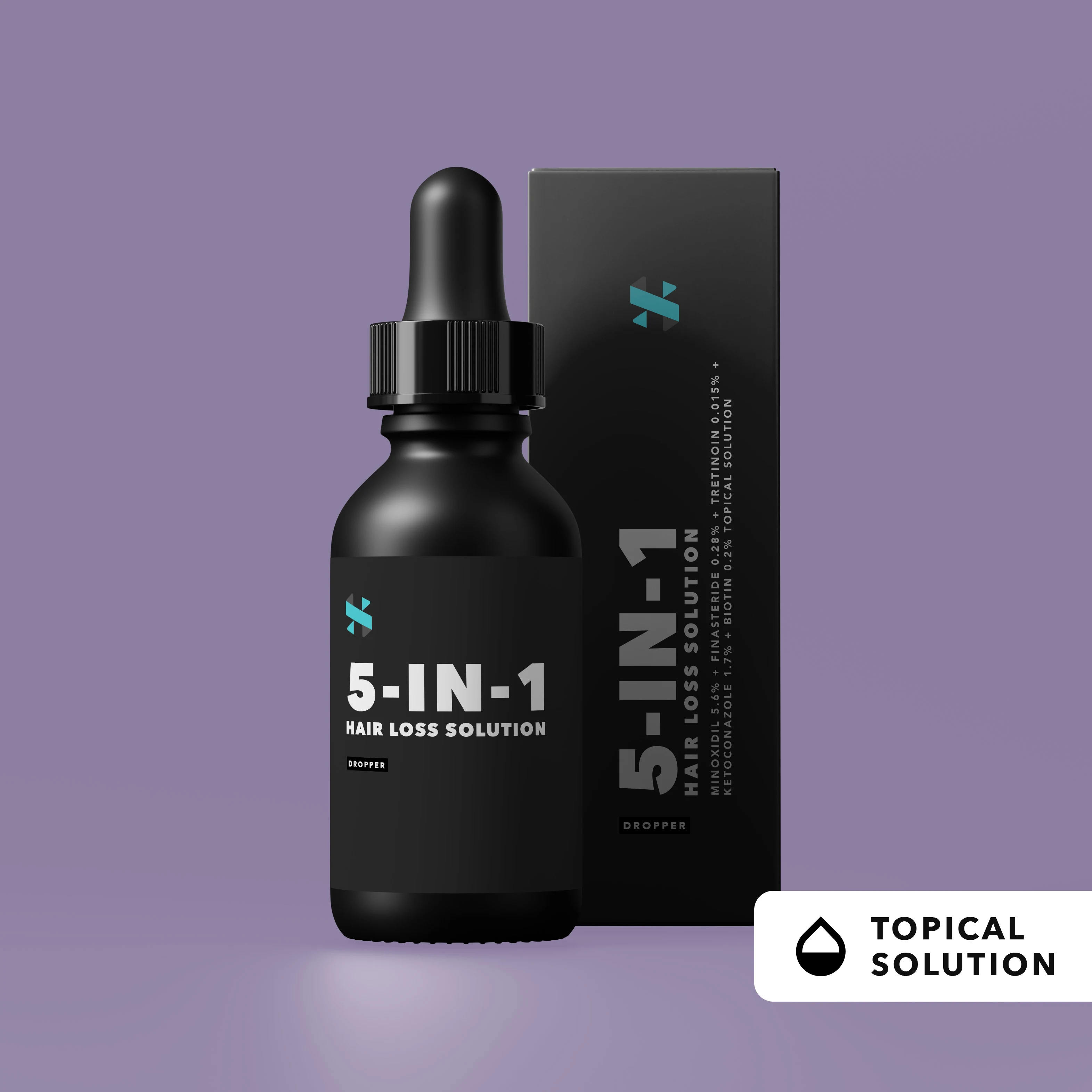 5-in-1 Topical Solution | Boosted Minoxidil with ScriptsMD