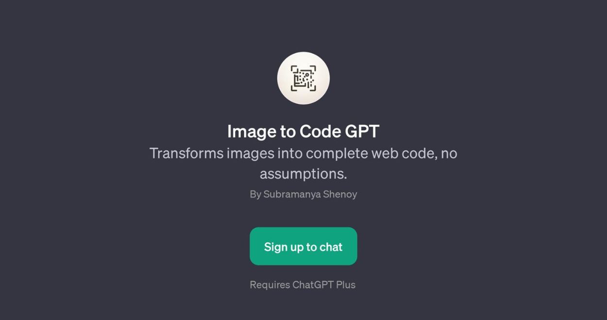Image to Code GPT