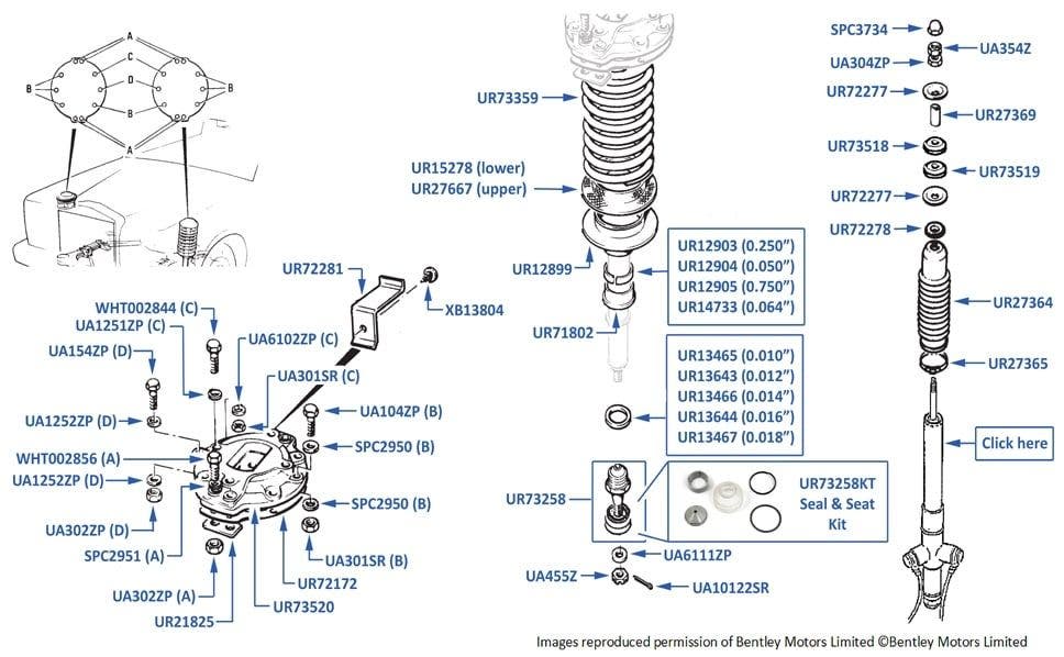 Mount Upper Front Damper | UR73518-X | Prestige Parts