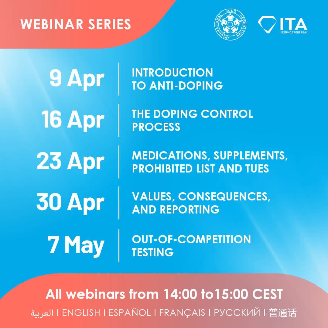 Anti-Doping Education Continues Ahead of Paris 2024 / IJF.org