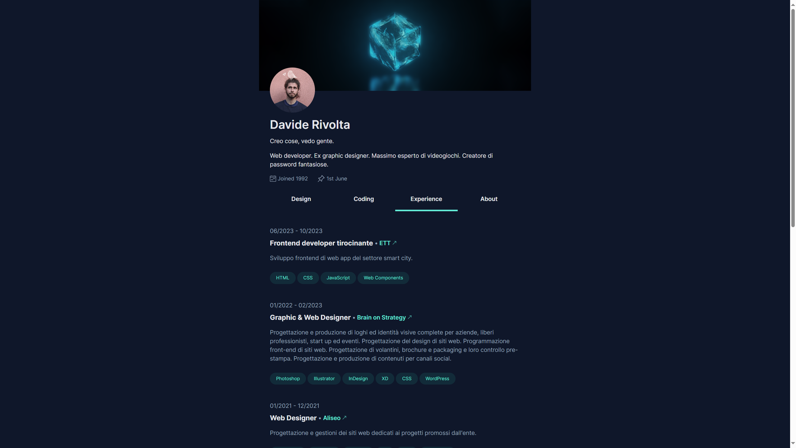 GitHub - sp1lu/portfolio-spa: Single page application portfolio built ...