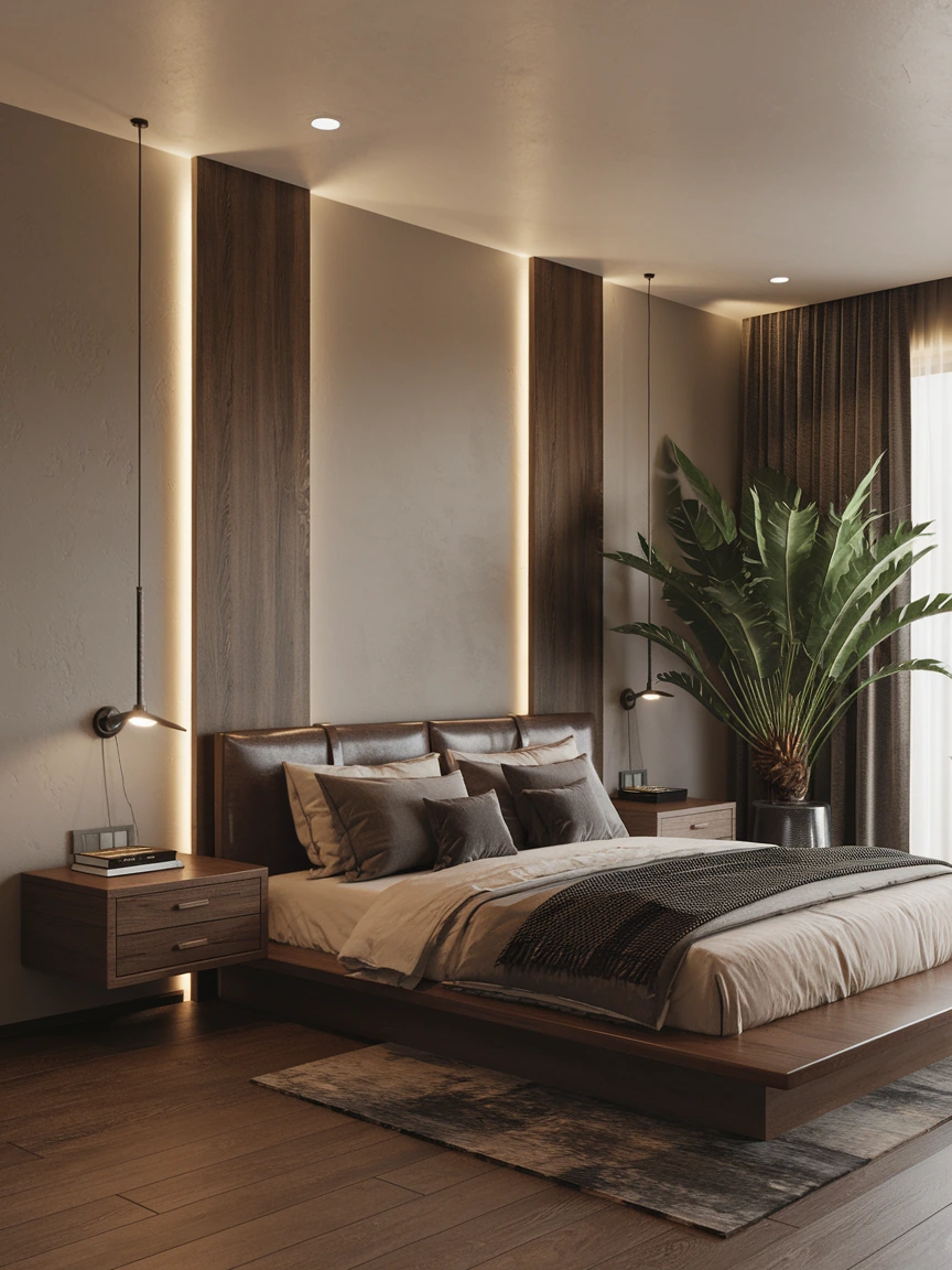 Masculine and modern men's bedroom ideas to elevate your home