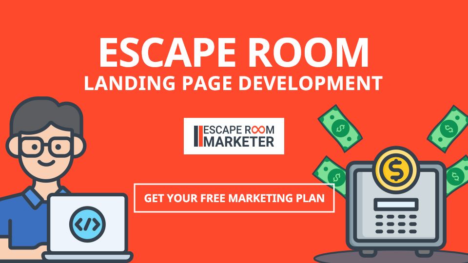 Escape Room Landing Page Development - Immersive Design