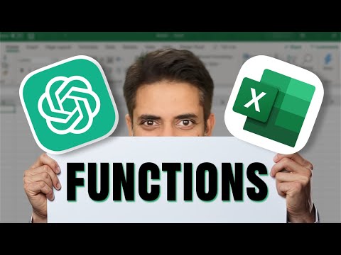 Top most important excel functions | with chatgpt | free tutorial