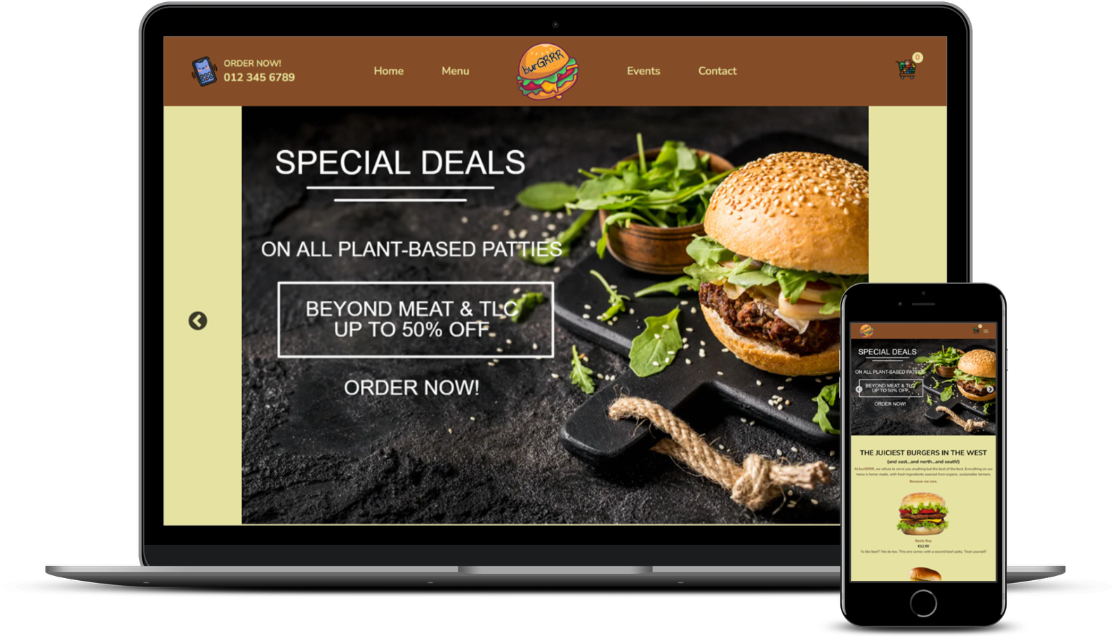 GitHub - ioanat94/burgrrr: A full stack food ordering app for a fictional restaurant built with ...