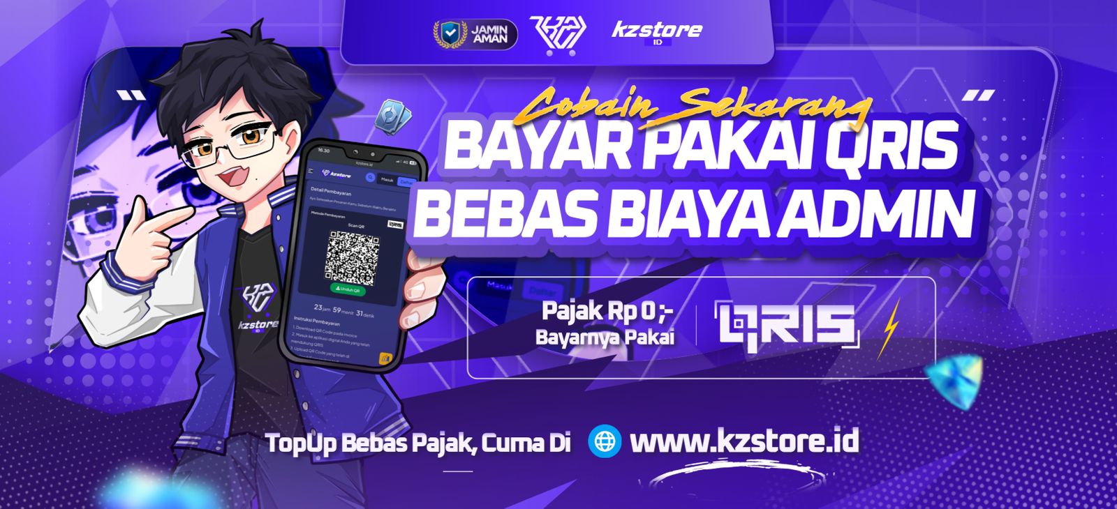 KZ STORE - Top Up Game Termurah Top Up Game Tercepat Top Up Andalan Kamu