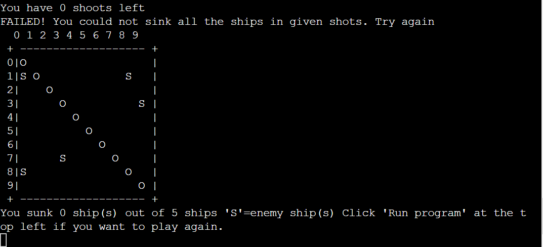 GitHub - Thamasb/battleships-game: Battleships game