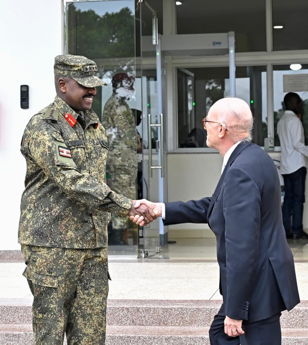 Gen Muhoozi Kainerugaba Meets New Italian Ambassador To Uganda