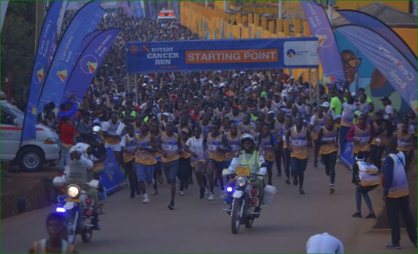 Thousands Gather for 13th Rotary Cancer Run in Kampala
