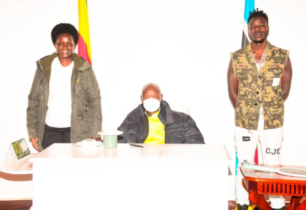 What Museveni Told Singer Alien Skin at State House