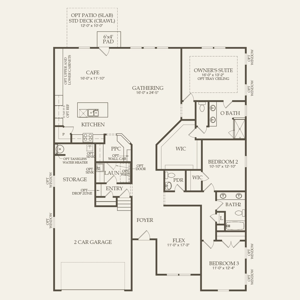 Pulte Amberwood Floor Plan - Home Alqu