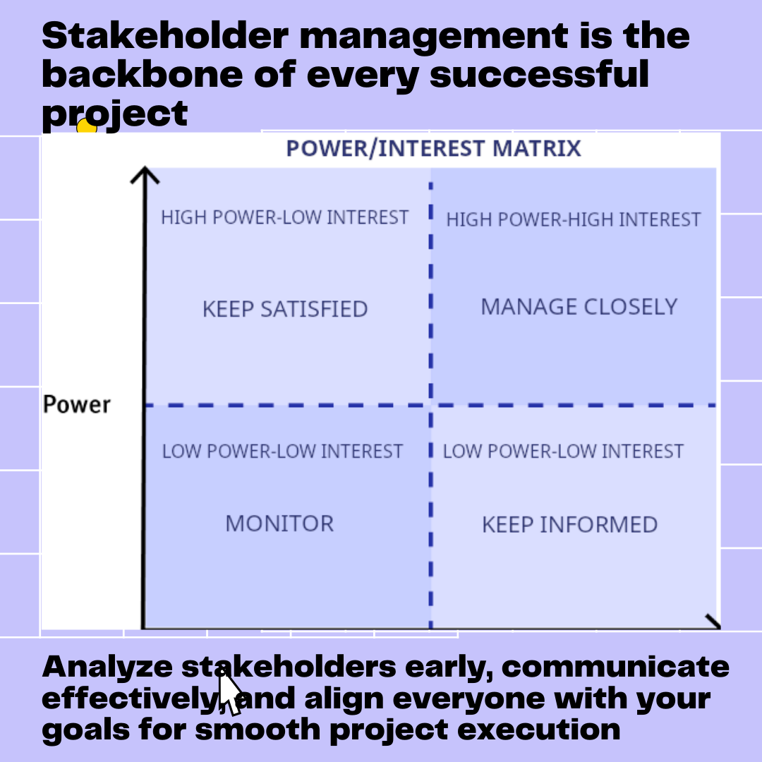 Stakeholder management is the backbone of every successful project.