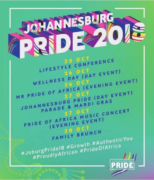 myGevents | JOHANNESBURG PRIDE – THE ‘PRIDE OF AFRICA’