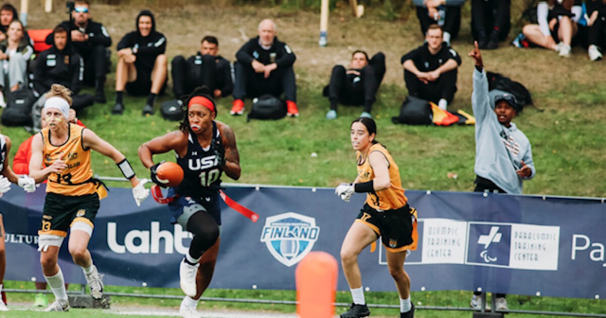 Amber Clark Honored for Leadership in Women’s Flag Football
