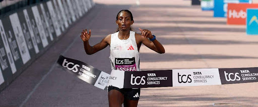 Tigst Assefa Sets World Record in Women's Only Marathon