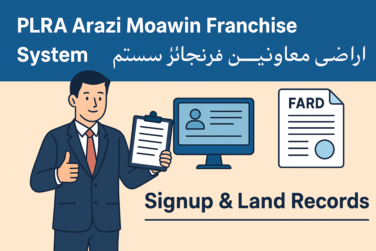 PLRA Arazi Moawin Franchise System - اراضی معاونین فرنچائز سسٹم - Land ...