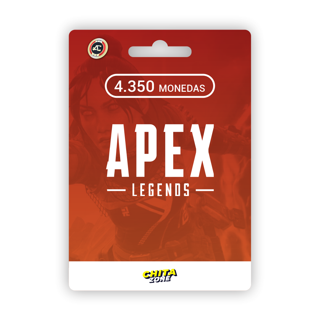 Tarjeta Apex Gift card 4.350 monedas
