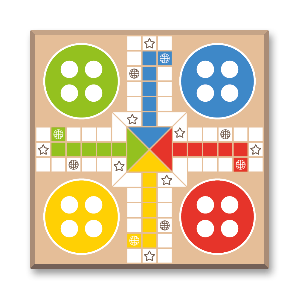 Ludo på gulvfolie | EXAKT