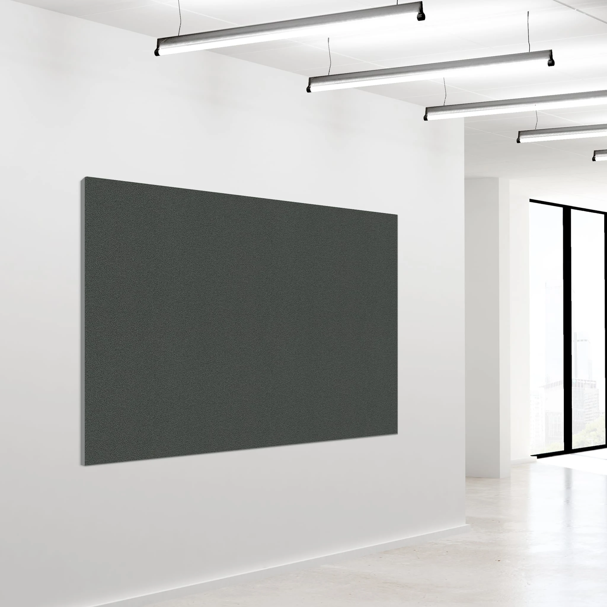 Akustik med ramme og tekstil front - Udskiftelig løsning | EXAKT