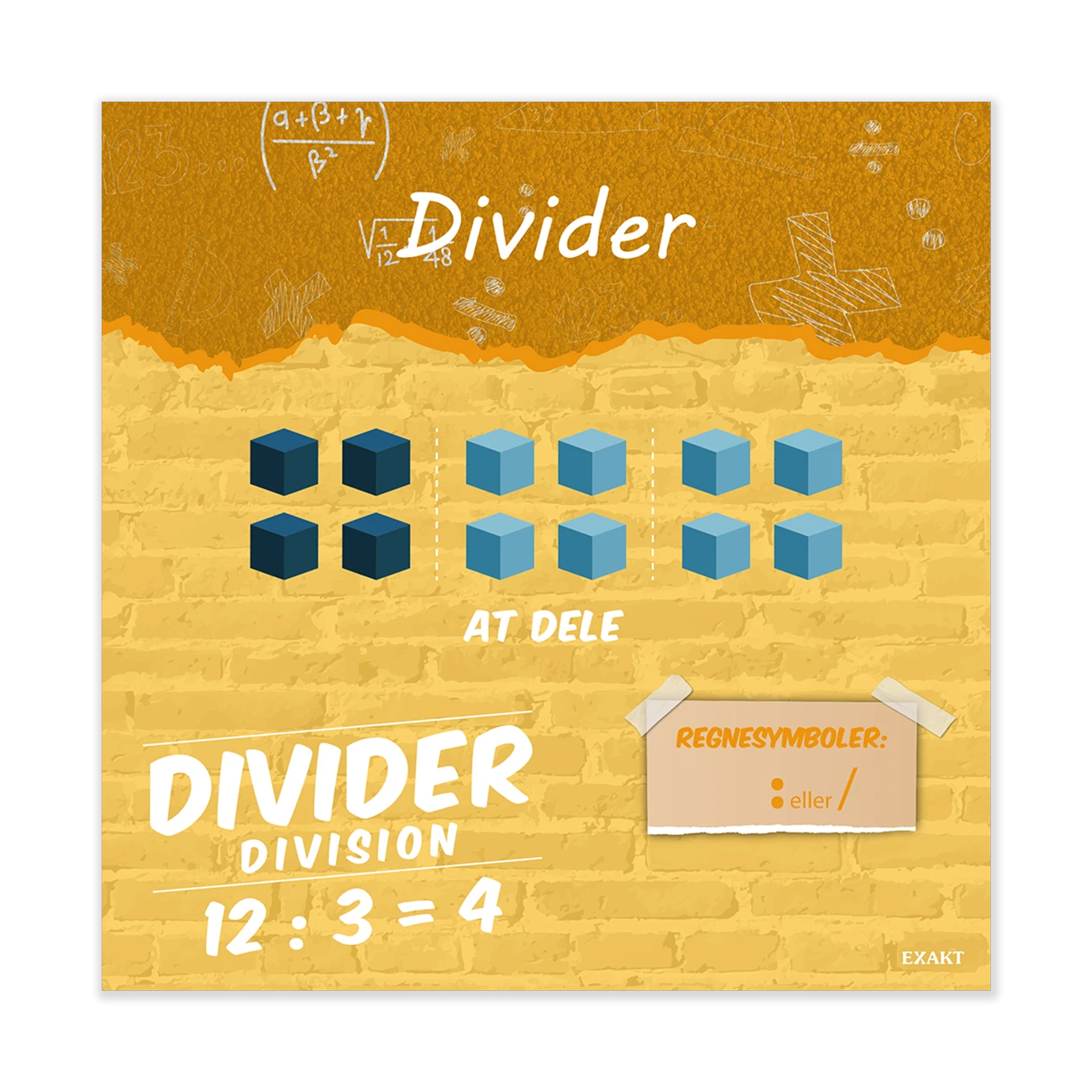 Divider - Regneformer | EXAKT