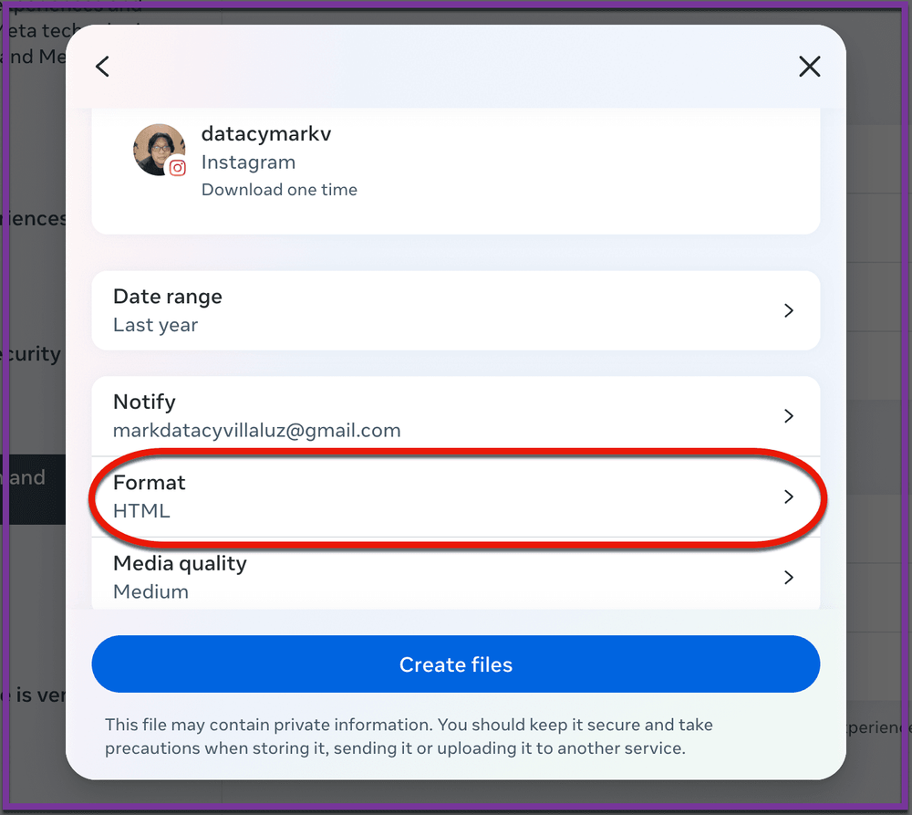 How to Request your Data from Instagram