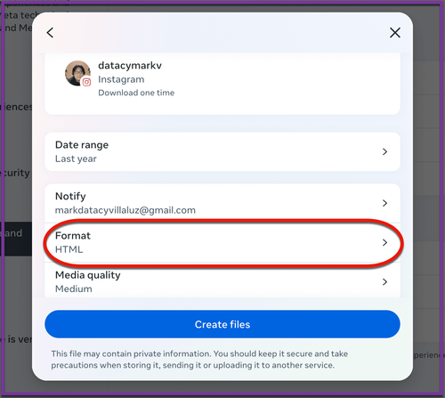How to Request your Data from Instagram