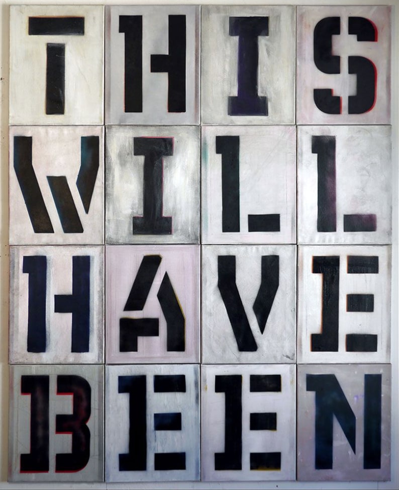 Buchstabenbilder (letter paintings) | Artwork | ArtFacts
