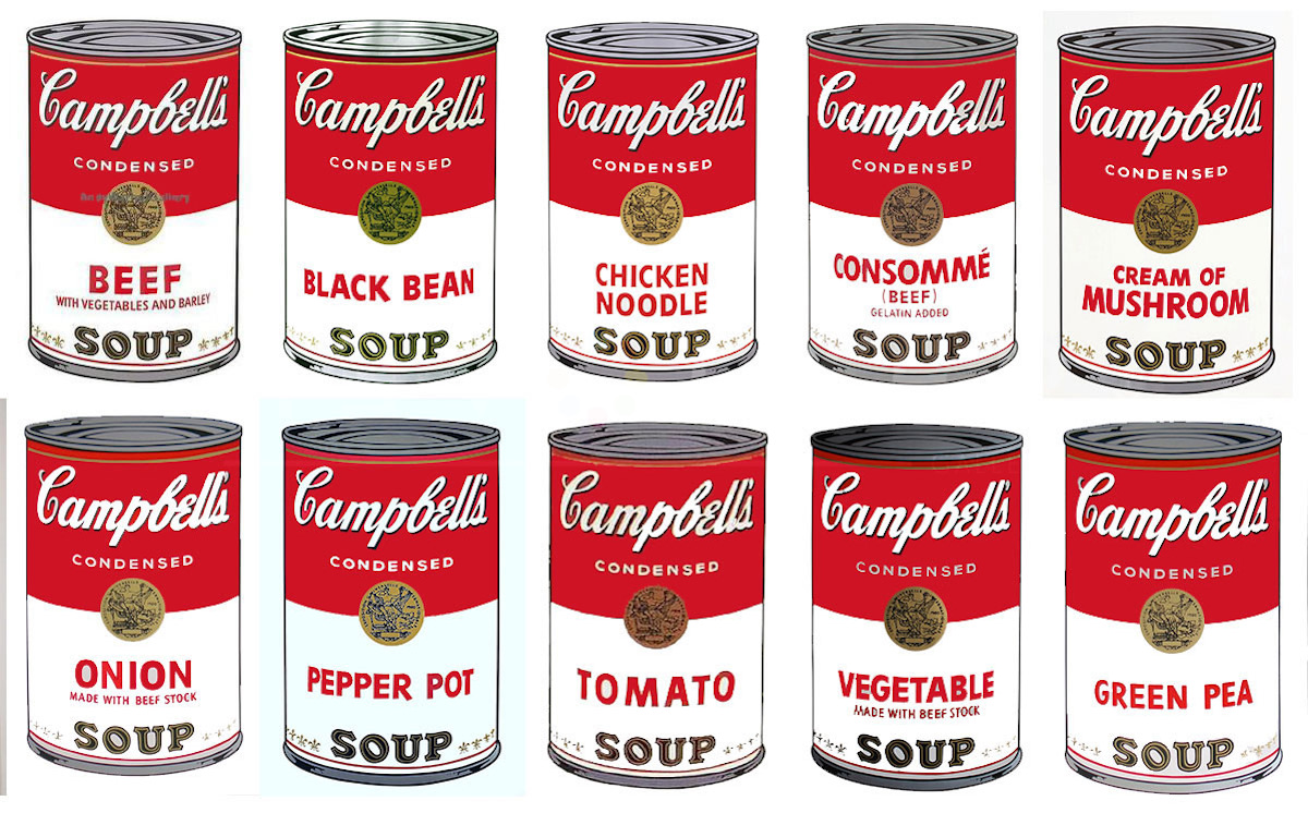 Campbell’s Soup Cans I Complete Portfolio | Artwork | ArtFacts