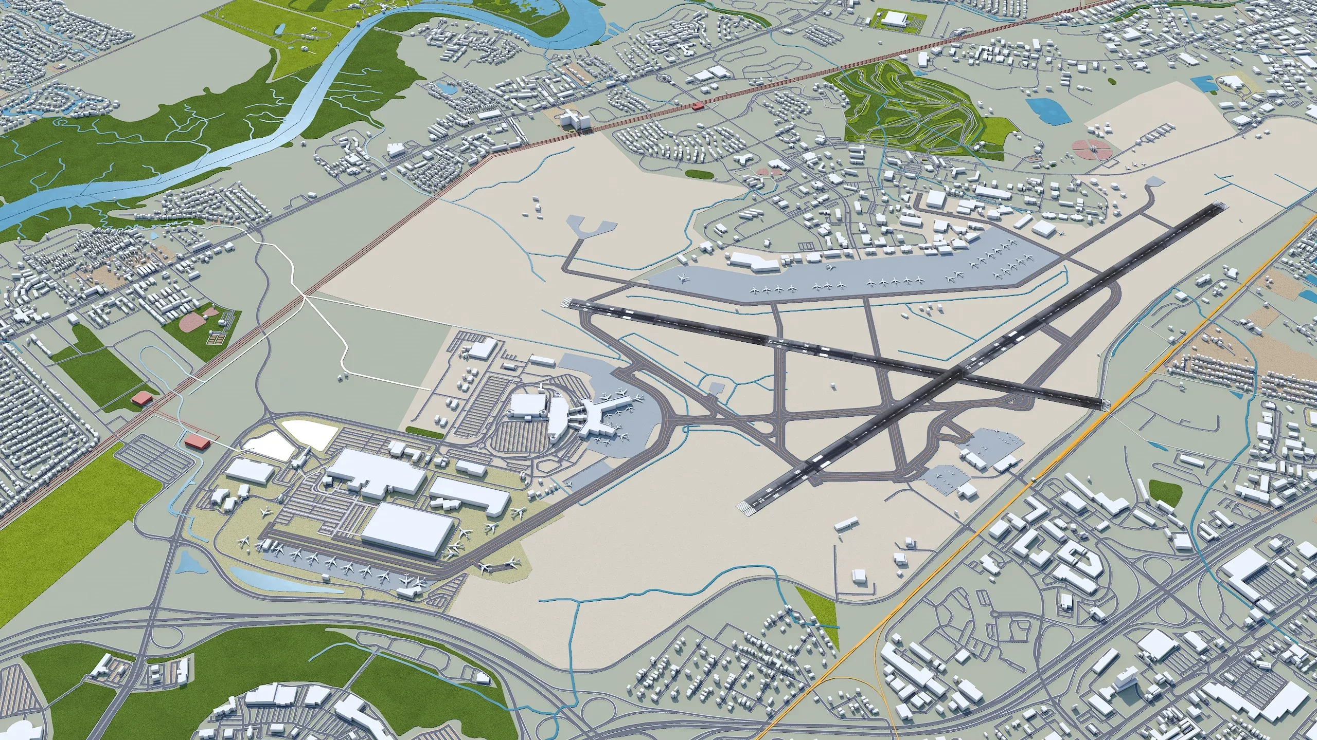 Charleston international Airport - FlippedNormals Charleston international Airport - FlippedNormals