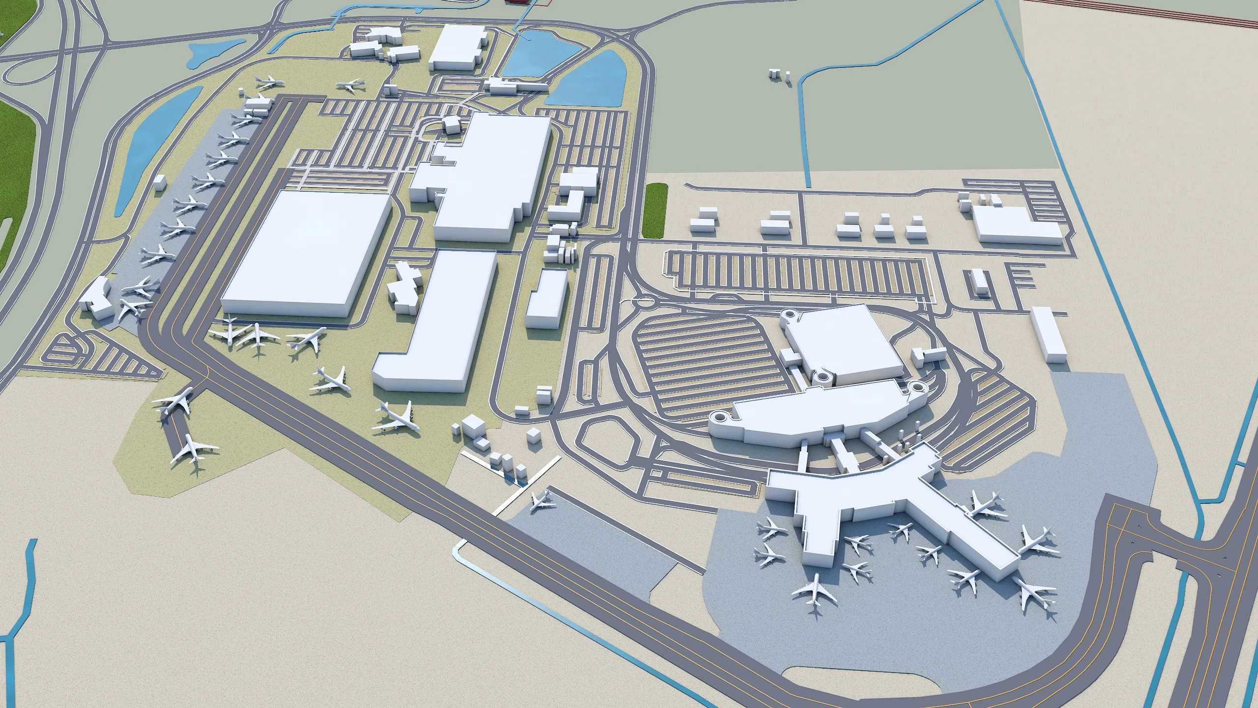 Charleston international Airport - FlippedNormals Charleston international Airport - FlippedNormals