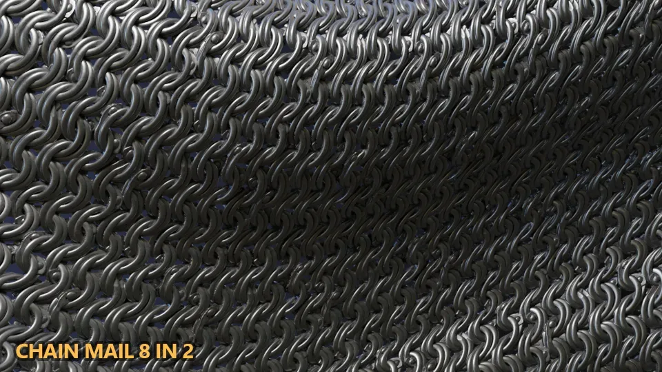 Chain Mail Displacements 1 - FlippedNormals