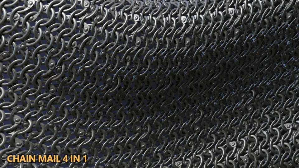 Chain Mail Displacements 1 - FlippedNormals