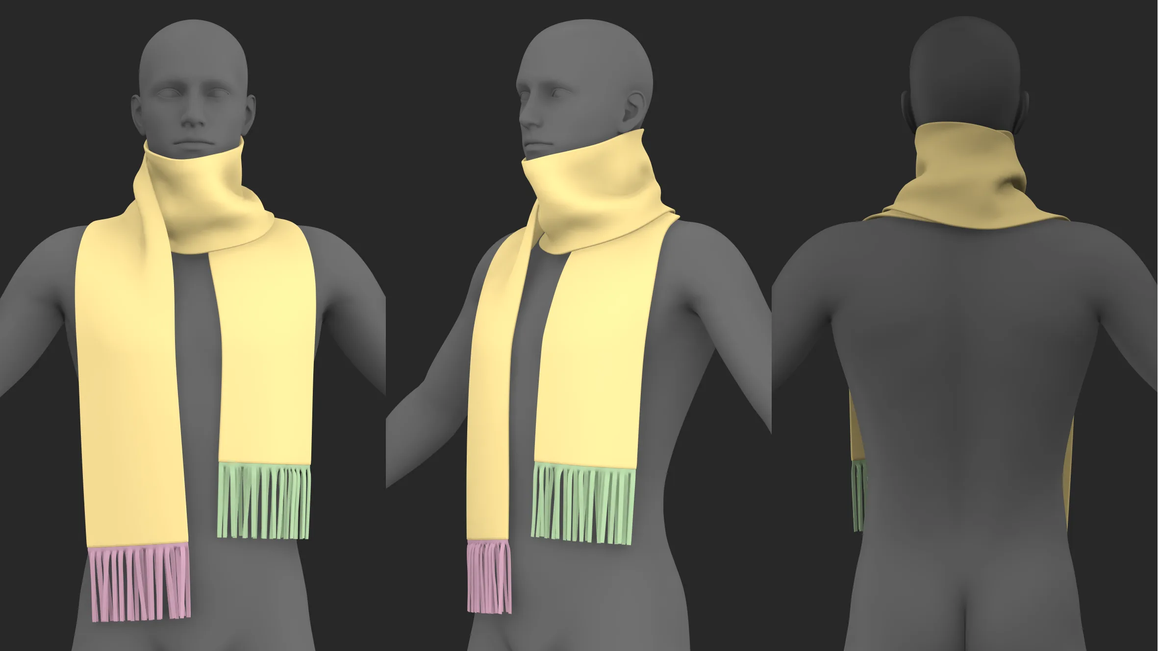 BASIC SCARVES PACK / genesis 8 - FlippedNormals
