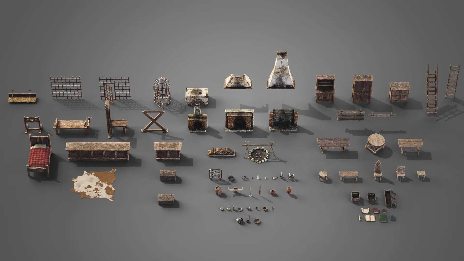 Medieval props collection - FlippedNormals