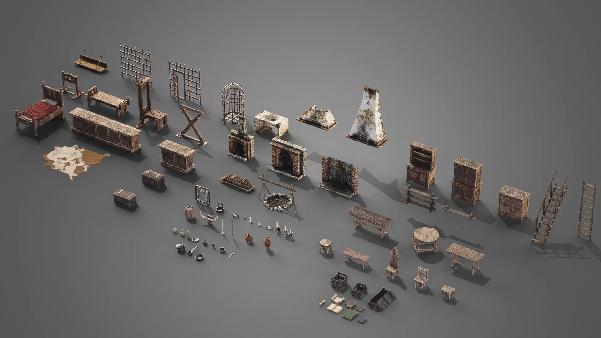 Medieval props collection - FlippedNormals