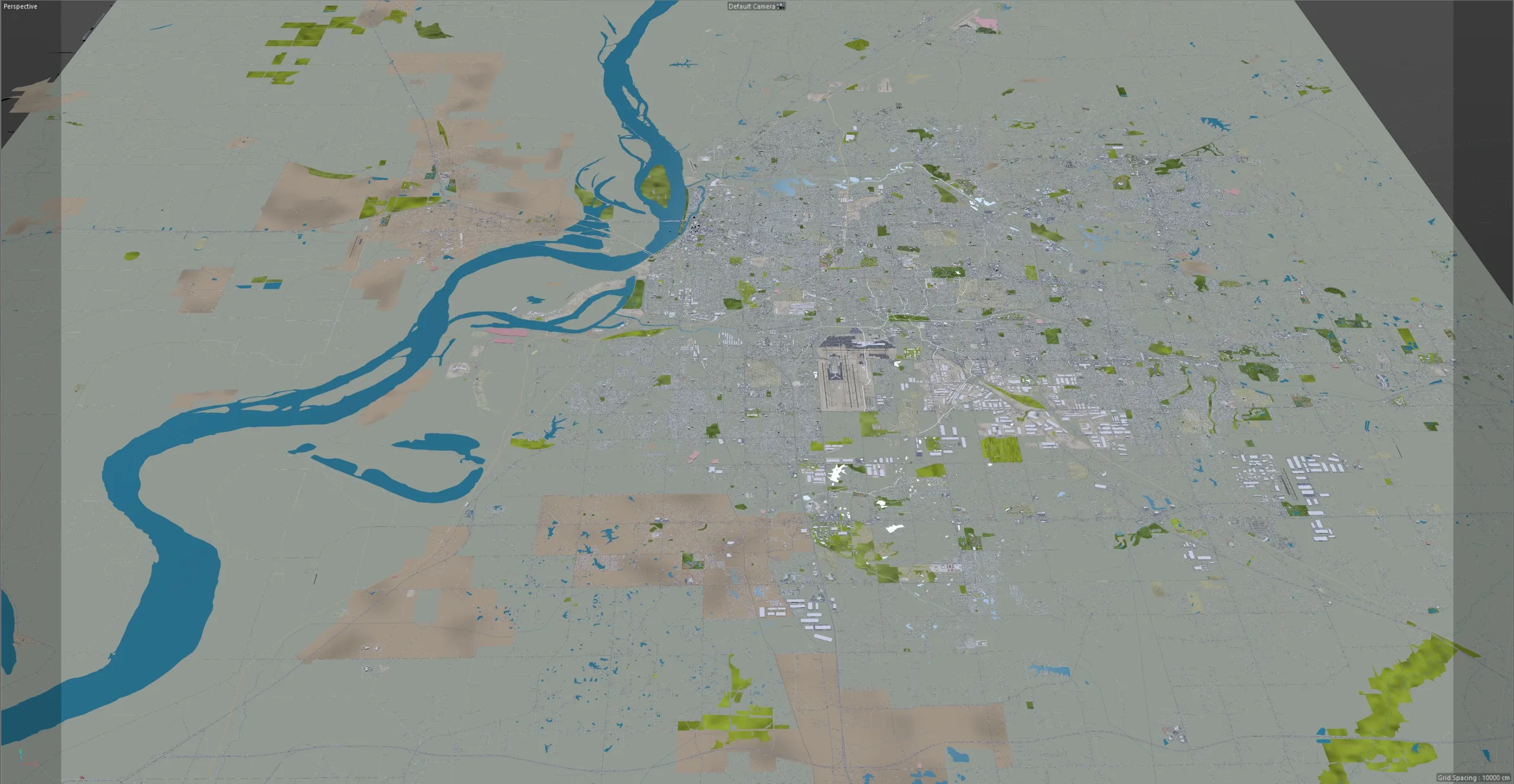 Memphis City Tennessee 3D Model - FlippedNormals