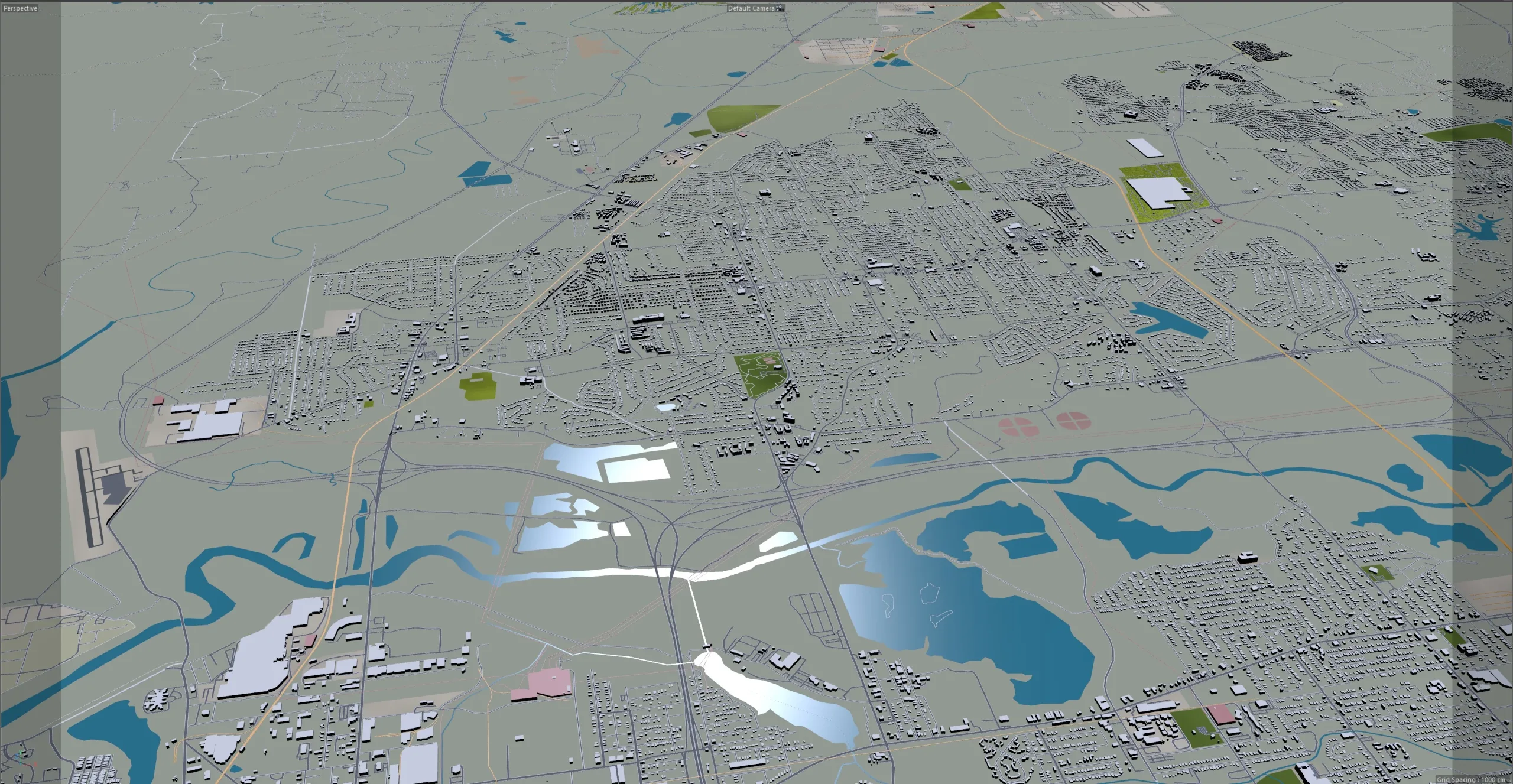 Memphis City Tennessee 3D Model - FlippedNormals